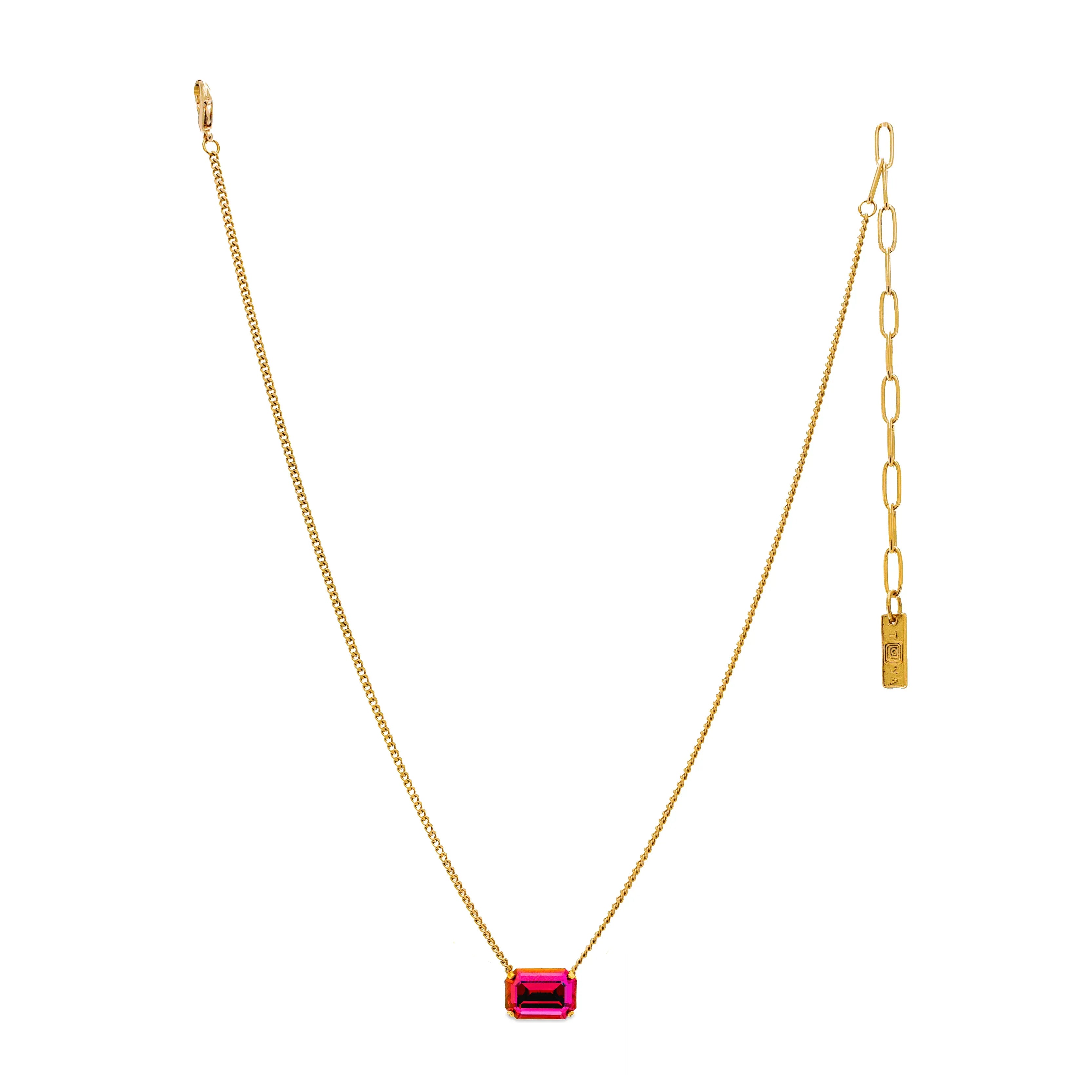 Rubin Necklace – Teal Poppy